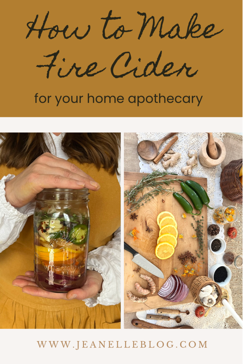 Fire Cider Recipe - Jean Elle Home